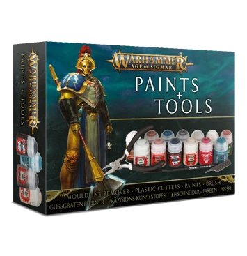 Warhammer AoS - Paints + Tools Set | Najada.games