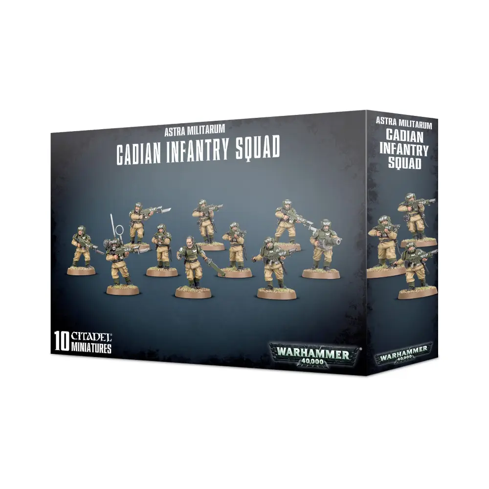 Warhammer 40k - Cadian Infantry Squad | Najada.games